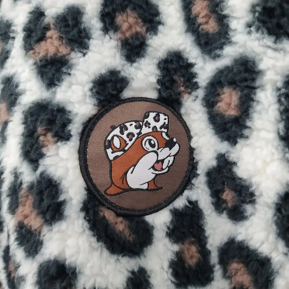 Buc ees | Jackets & Coats | Buc Ees Cheetah Print Fleece Full Zip Size ...